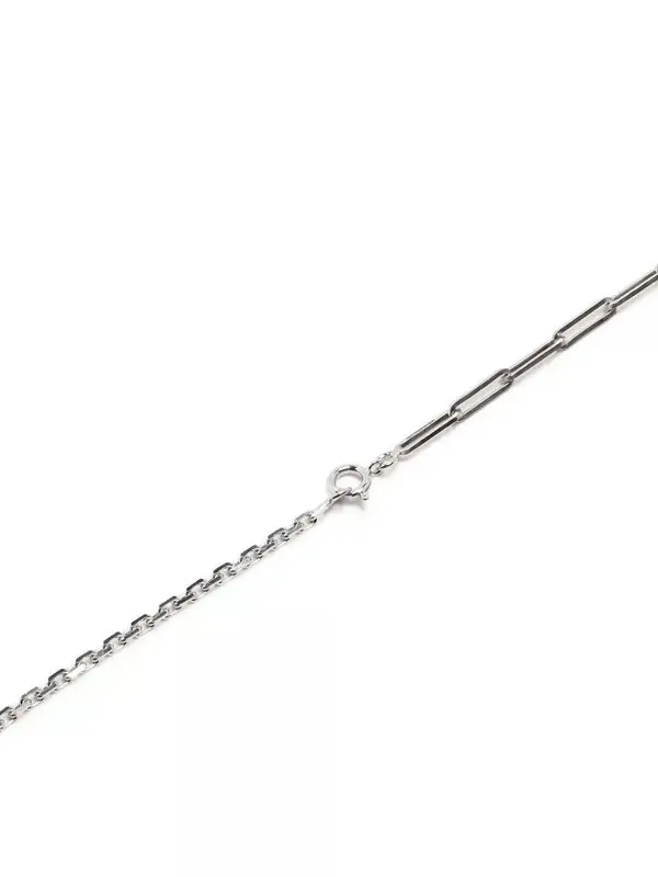 Yvonne Léon 18kt White Gold Emerald Necklace