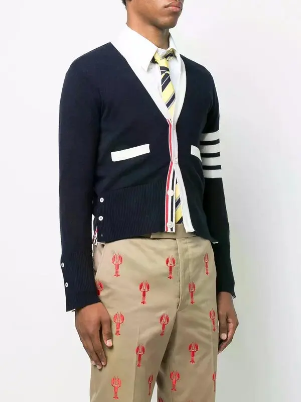 Thom Browne 4-bar Cashmere Cardigan
