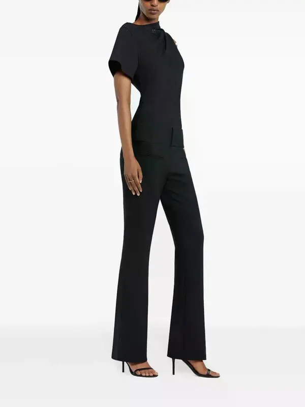 COURREGES Asymmetric Draped T-shirt