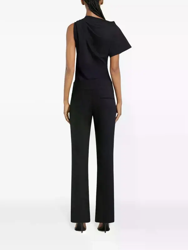 COURREGES Asymmetric Draped T-shirt