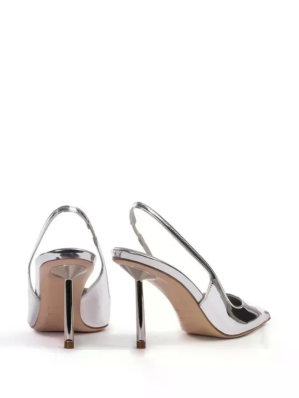 LE SILLA Bella 80mm Metallic Slingback Pumps