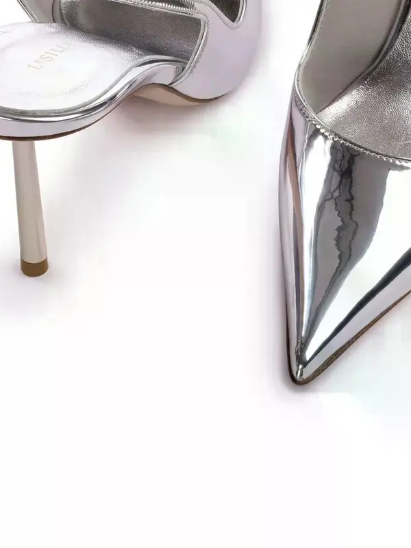 LE SILLA Bella 80mm Metallic Slingback Pumps