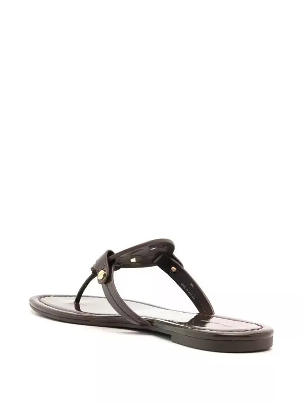 Tory Burch Miller Leather Sandals - Brown