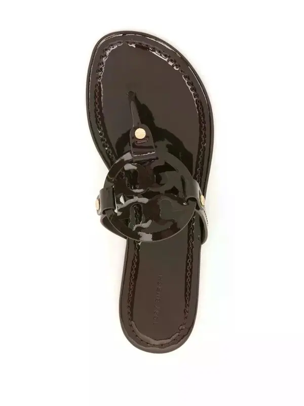 Tory Burch Miller Leather Sandals - Brown