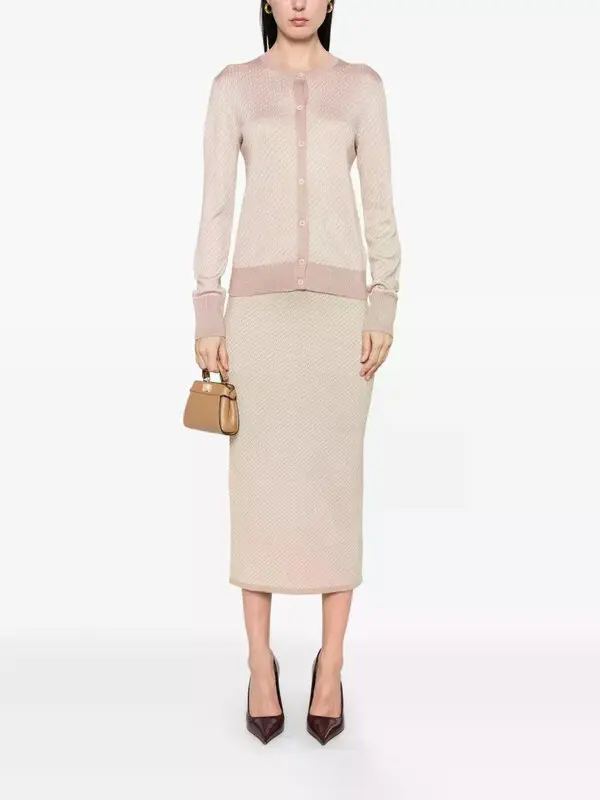 Fendi Ff-jacquard Cardigan