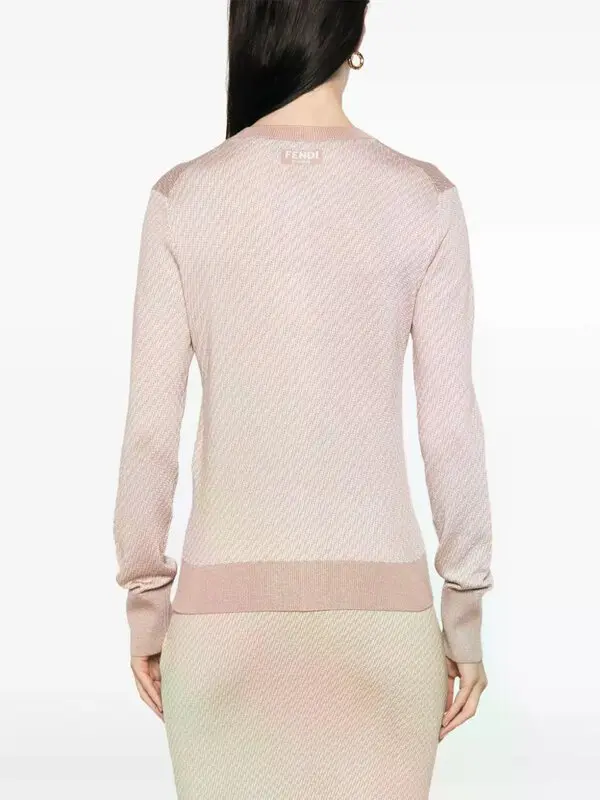 Fendi Ff-jacquard Cardigan