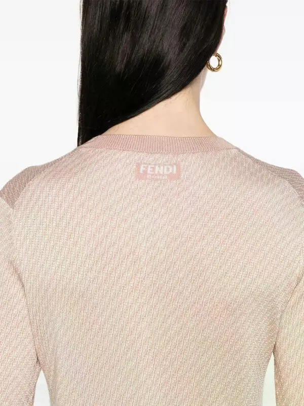 Fendi Ff-jacquard Cardigan