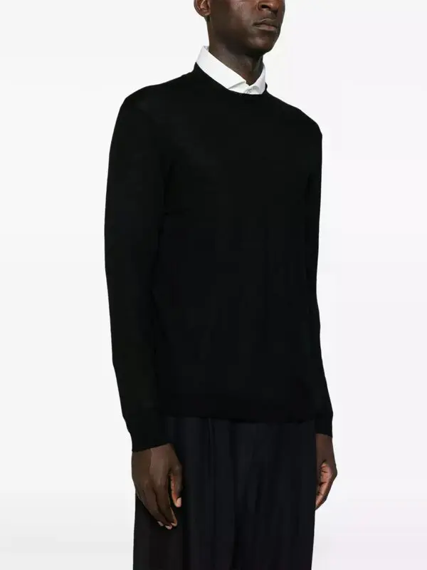 LOW BRAND Fine-knit Merino Wool Sweater