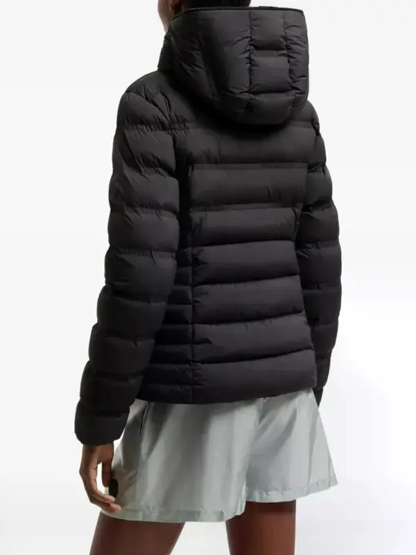 Moncler Hooded Quilted Jacket With Logo Detail