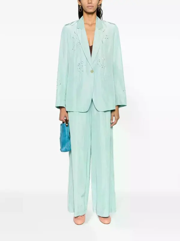 FORTE_FORTE High-waisted Wide-leg Trousers