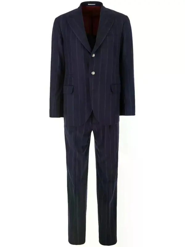 Brunello Cucinelli Striped Suit