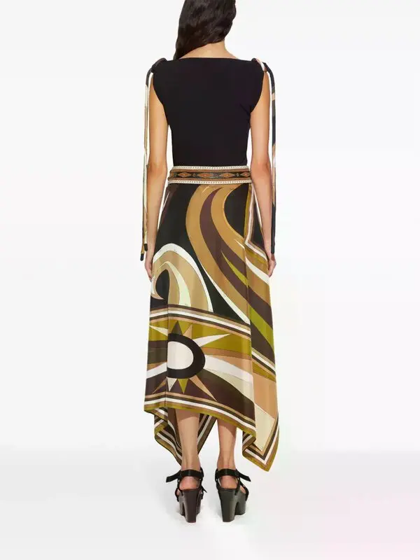 Emilio Pucci Vivara Knot Top - Black