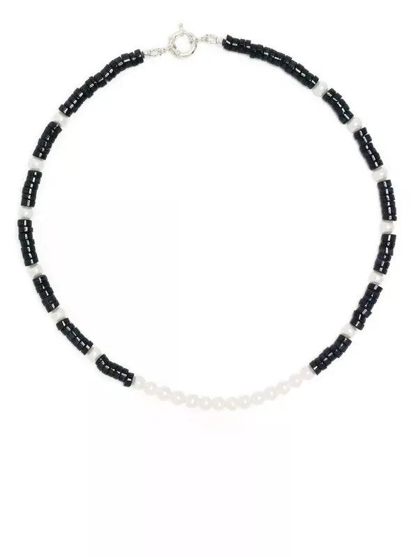 A SINNER IN PEARLS Pearl Shell Bead Necklace - Black