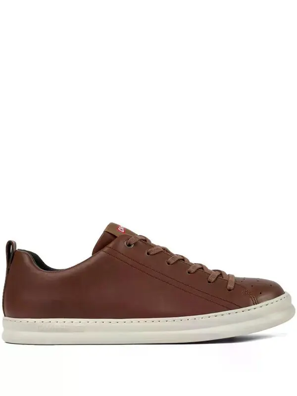 Camper Runner Four Round-toe Leather Sneakers - Brown