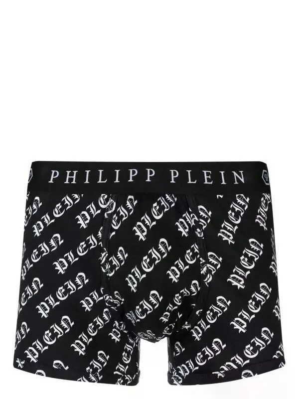 Philipp Plein Logo-print Boxer Briefs - Black