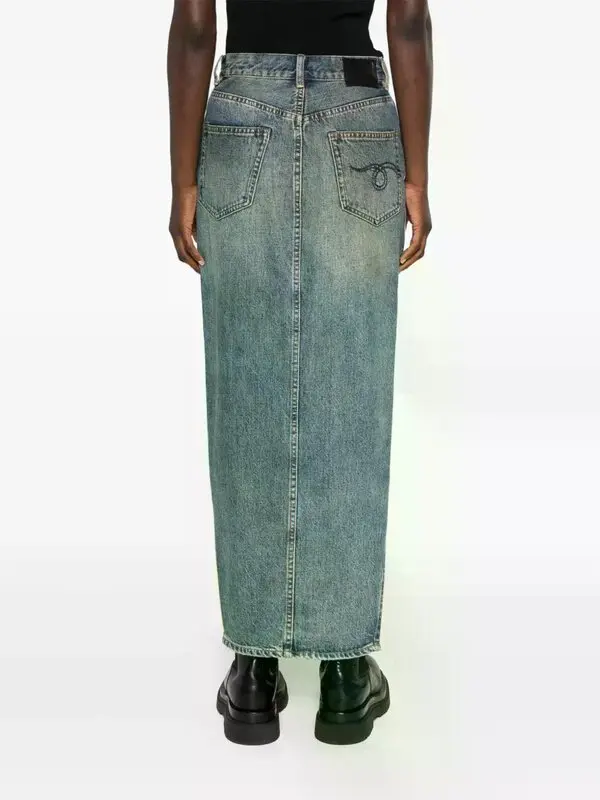 R13 Devon Mid-rise Maxi Skirt