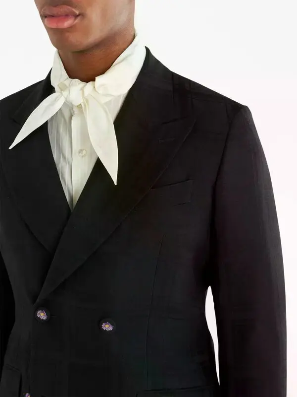 Etro Wool Double-breast Jacket