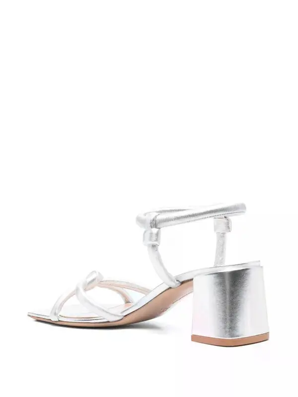 GIANVITO ROSSI 55mm Juno Sandals - Silver