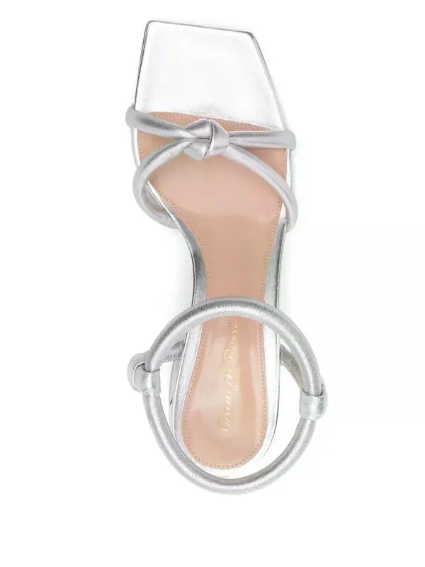 GIANVITO ROSSI 55mm Juno Sandals - Silver