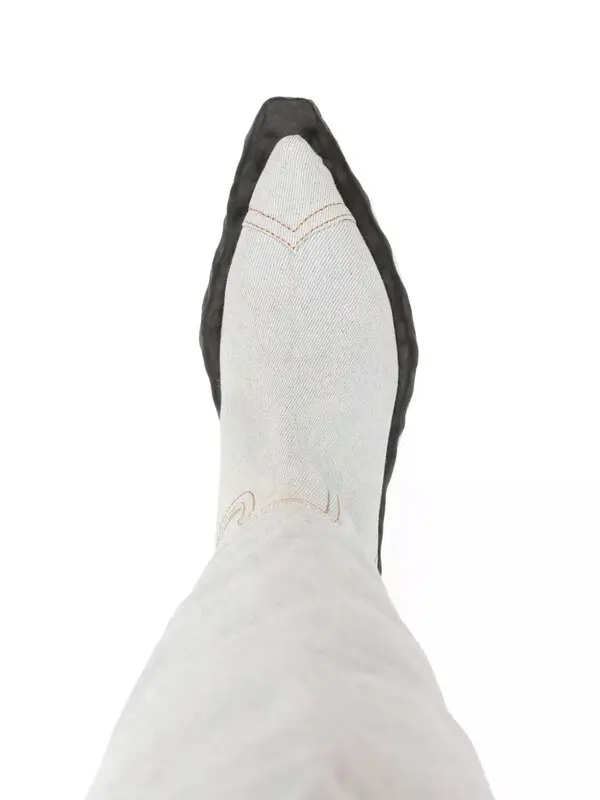Camper Venga Denim Knee-high Boots