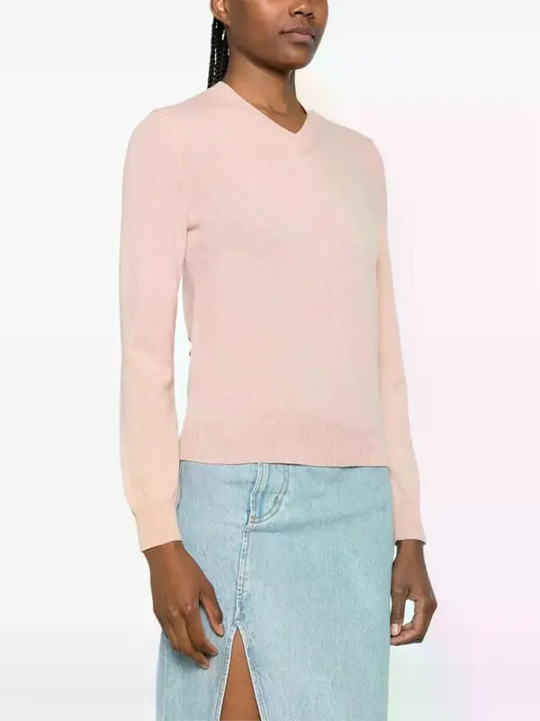 Play Comme Des Garcon Heart Logo Wool Jumper