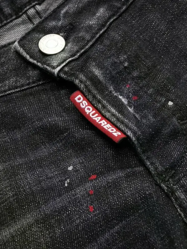 Dsquared2 Splatter-detailed Cropped Jeans