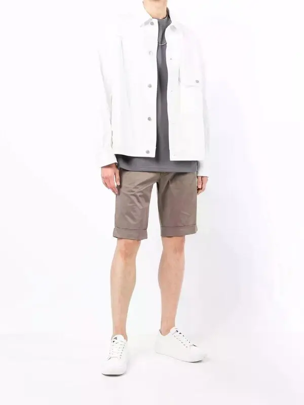Emporio Armani Cotton-blend Board Shorts - Green