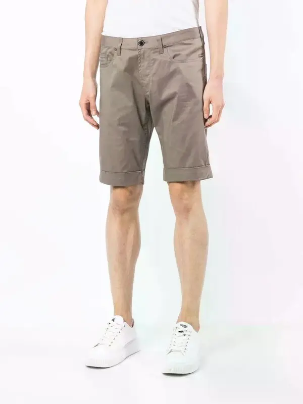 Emporio Armani Cotton-blend Board Shorts - Green