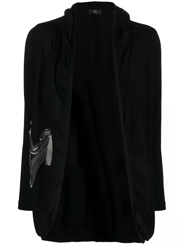 Y’s Logo-patchwork Cardigan