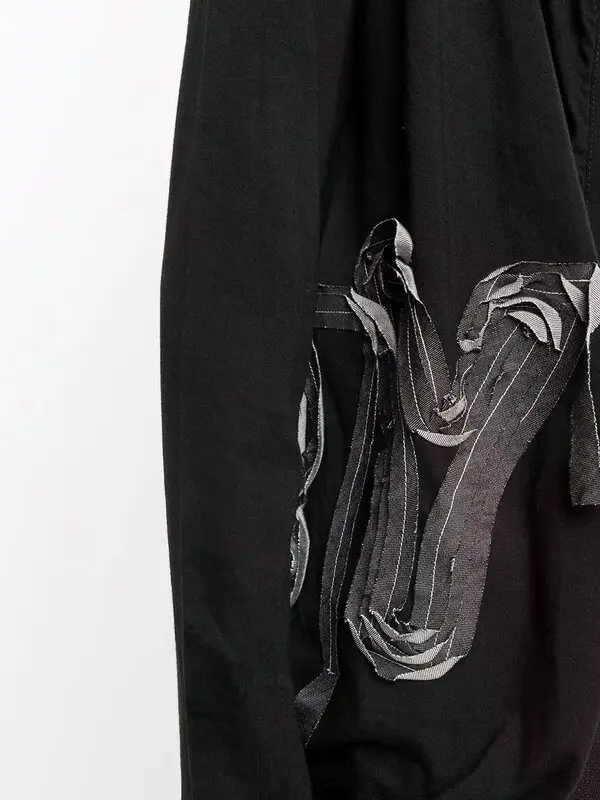 Y’s Logo-patchwork Cardigan
