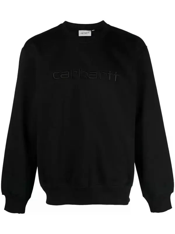 Carhartt Work In Progress Logo-embroidered Cotton-blend Sweatshirt