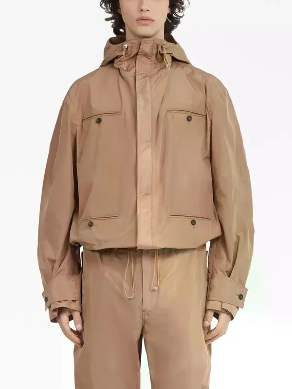 FERRAGAMO Pockets Hooded Jacket