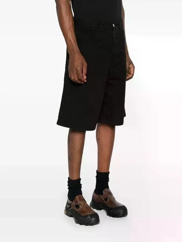 Andrea Ya'aqov Wide-leg Bermuda Shorts