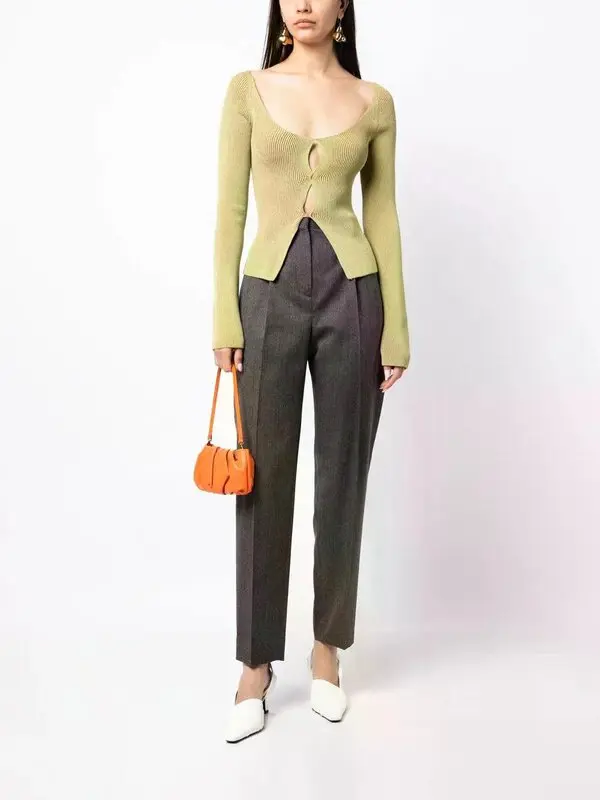 Tory Burch High-waisted Tapered Trousers