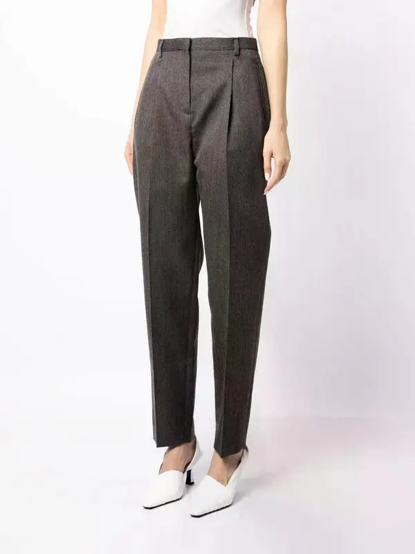 Tory Burch High-waisted Tapered Trousers
