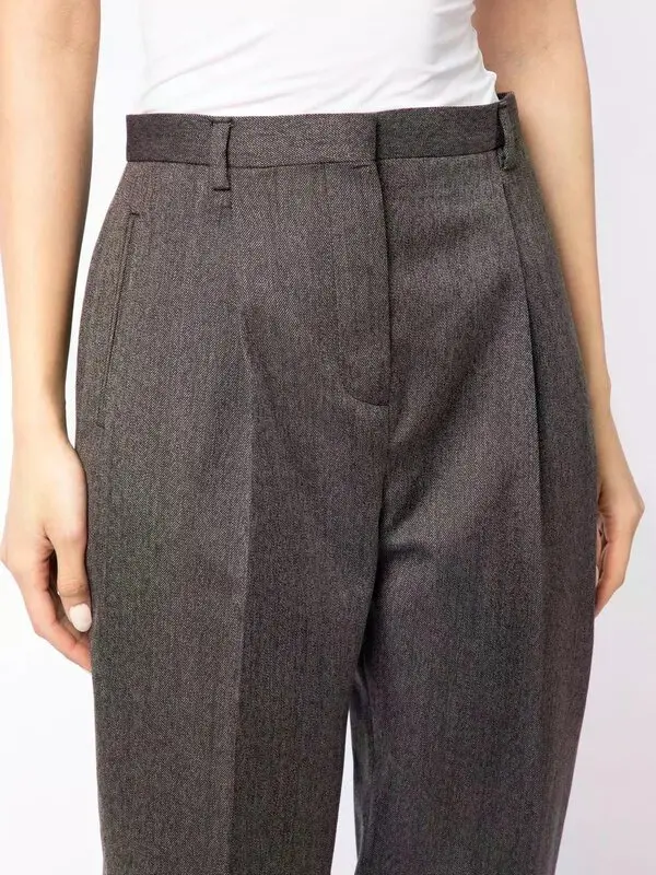 Tory Burch High-waisted Tapered Trousers