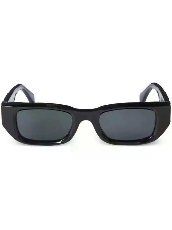 Off-White Fillmore Rectangle-frame Sunglasses - Black
