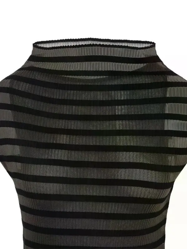 JEAN PAUL GAULTIER Striped Maxi Dress