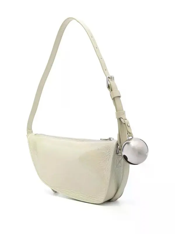 Burberry Small Shield Leather Shoulder Bag - Neutrals