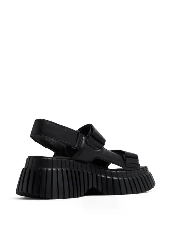 Camper Bcn Platform Sandals - Black