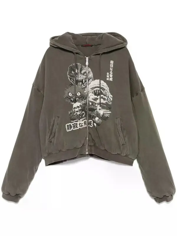 LỰU ĐẠN Padded Hoodie