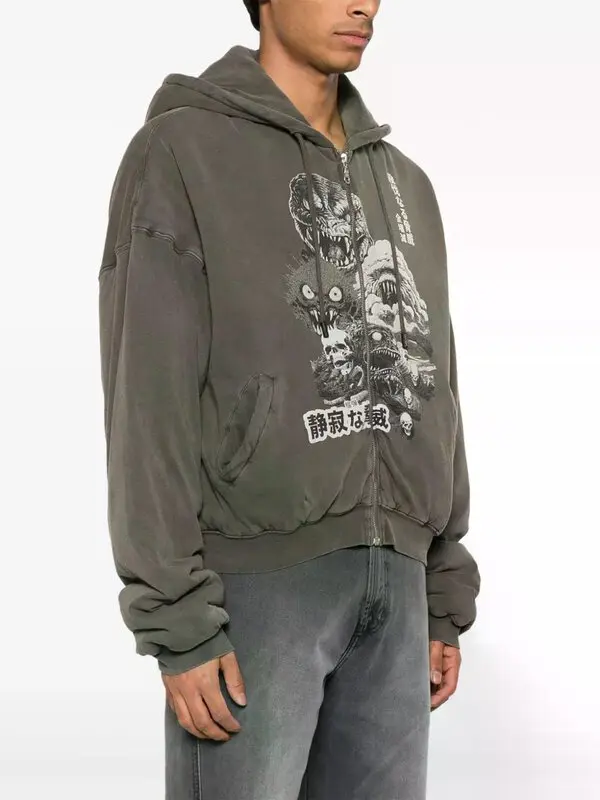 LỰU ĐẠN Padded Hoodie