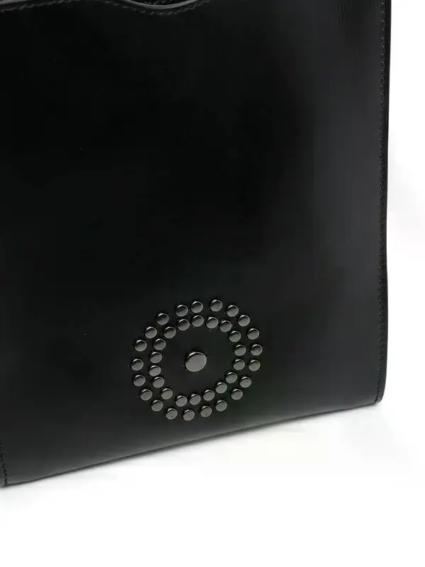 10 CORSO COMO Logo-studded Leather Shoulder Bag