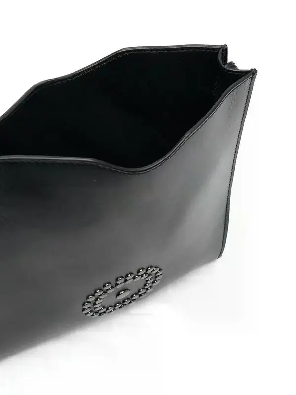 10 CORSO COMO Logo-studded Leather Shoulder Bag