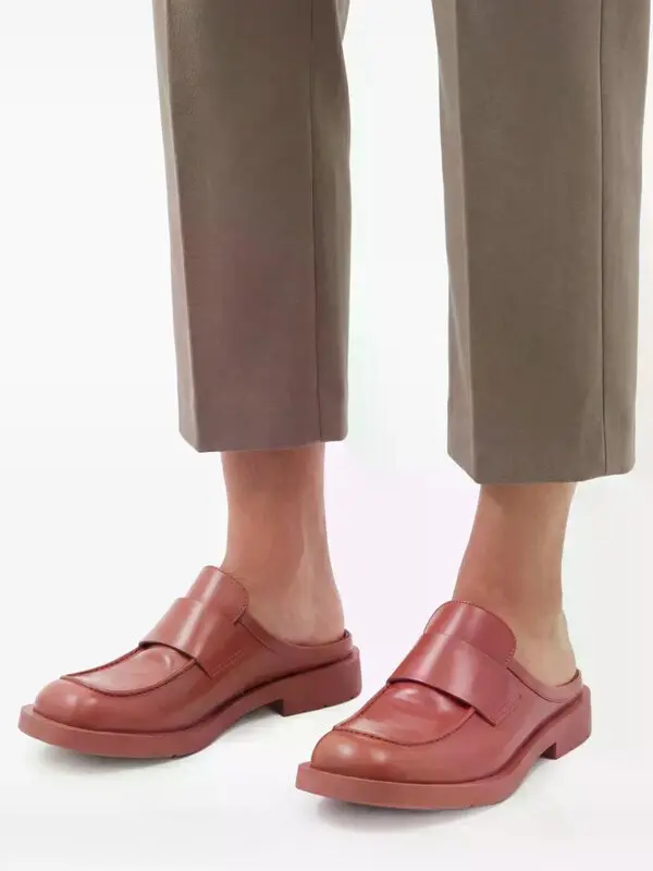 Camper Mil 1978 Backless Loafers - Red