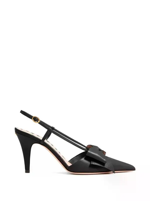 Valentino Garavani Bow Embellished Slingback Pumps In Kidskin