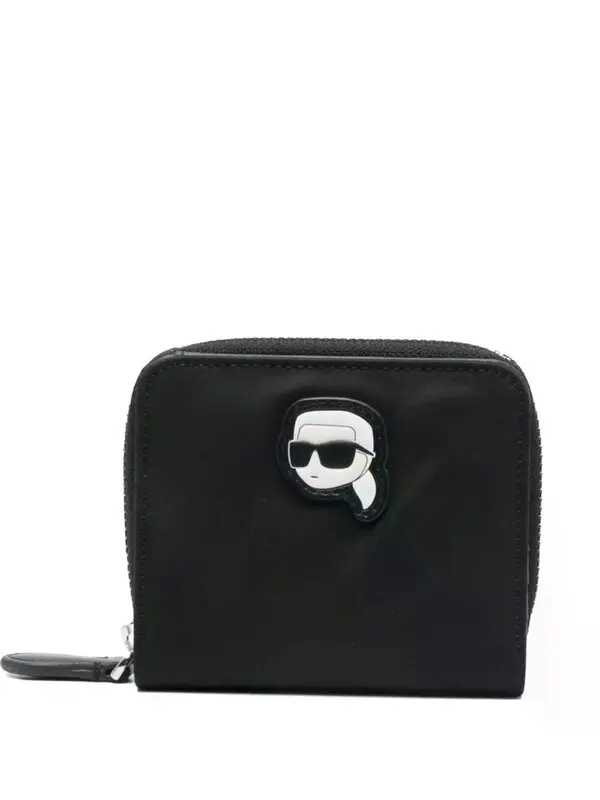 Karl Lagerfeld Ikon Zip-around Wallet - Black