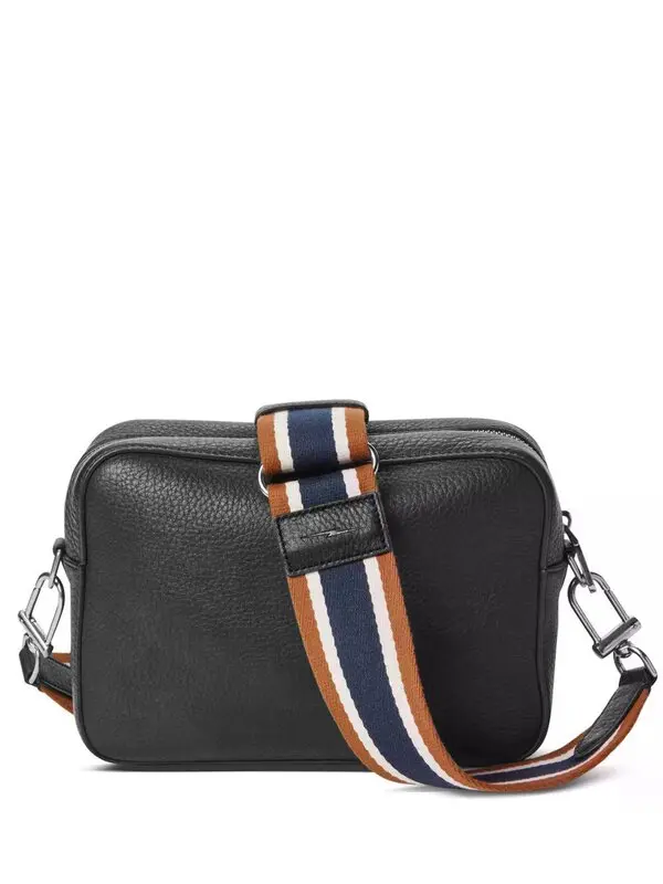 Shinola Grained-leather Cross Body Bag - Black