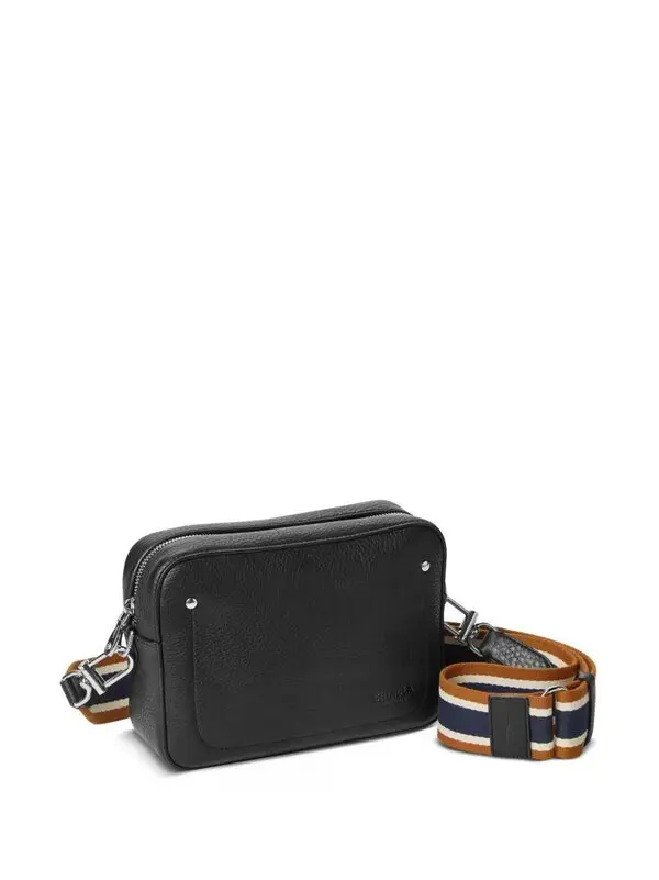 Shinola Grained-leather Cross Body Bag - Black