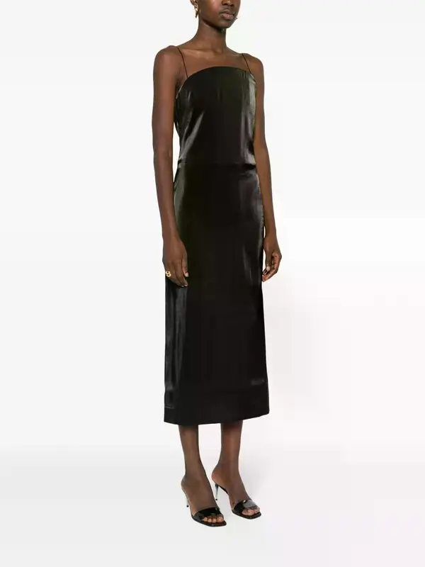 Jacquemus La Robe Carino Midi Dress - Black
